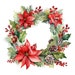Christmas Wreath Clipart - Wreath Clipart - Jpgs - Instant Digital ...