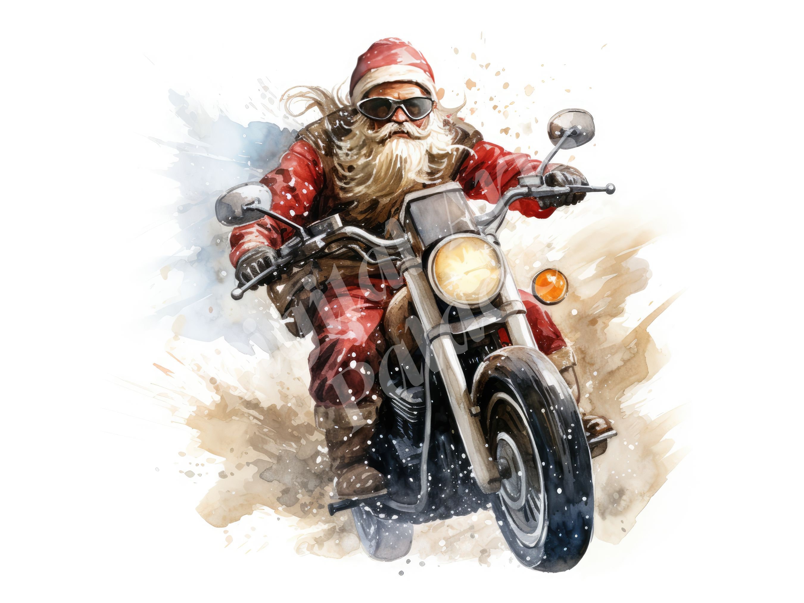 Santa On A Chopper