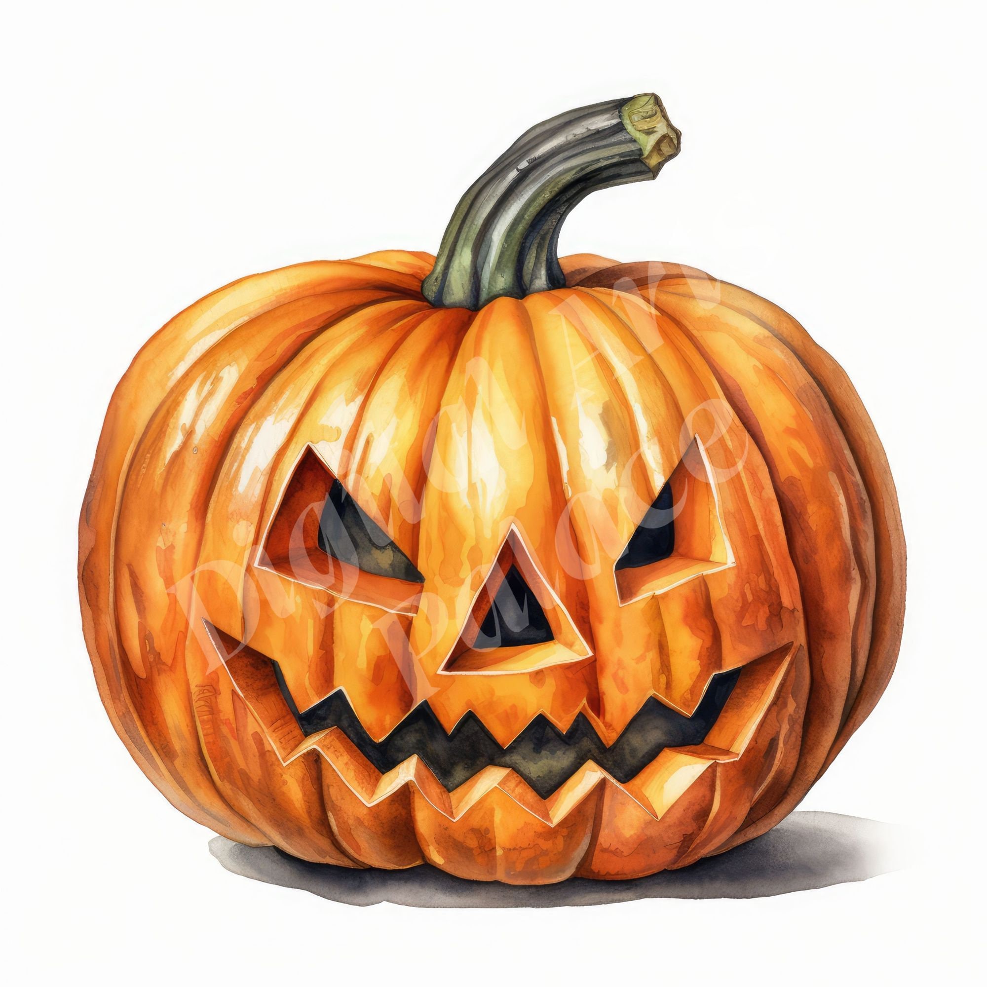 Jack-o-lantern Clipart Bundle Halloween Pumpkin Clipart - Etsy