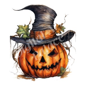 Jack-o-lantern Clipart Bundle - Halloween Pumpkin Clipart - Pngs ...