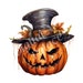 Jack-o-lantern Clipart Bundle - Halloween Pumpkin Clipart - Pngs ...