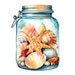 Seashells Clipart - Summer Beach Clipart - Jpgs - Instant Digital ...