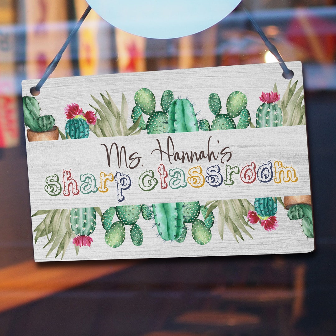 Welcome Classroom Decorations Teacher Name Door Sign Back to - Etsy