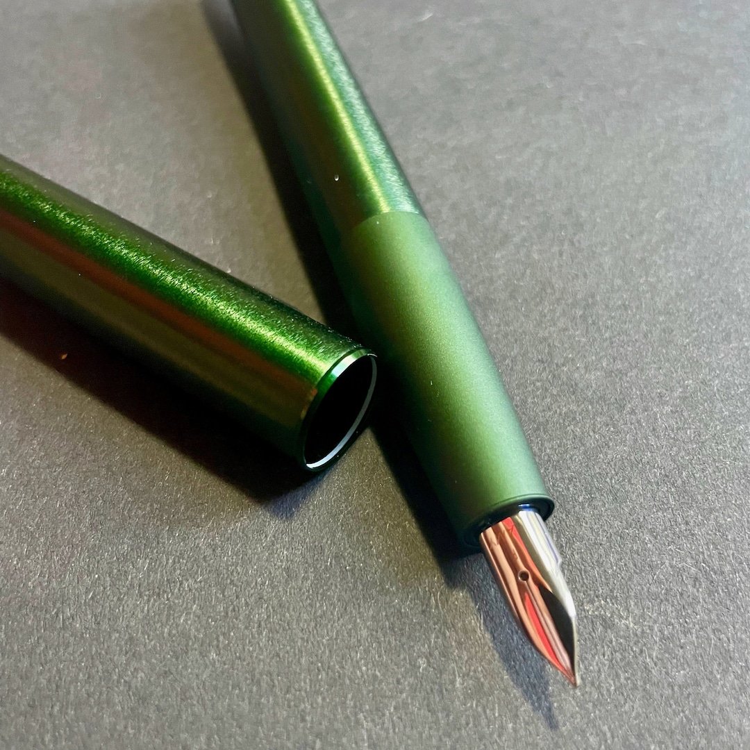 LAMY Aion Fountain Pen Dark Green Fine Nib Made in - Etsy