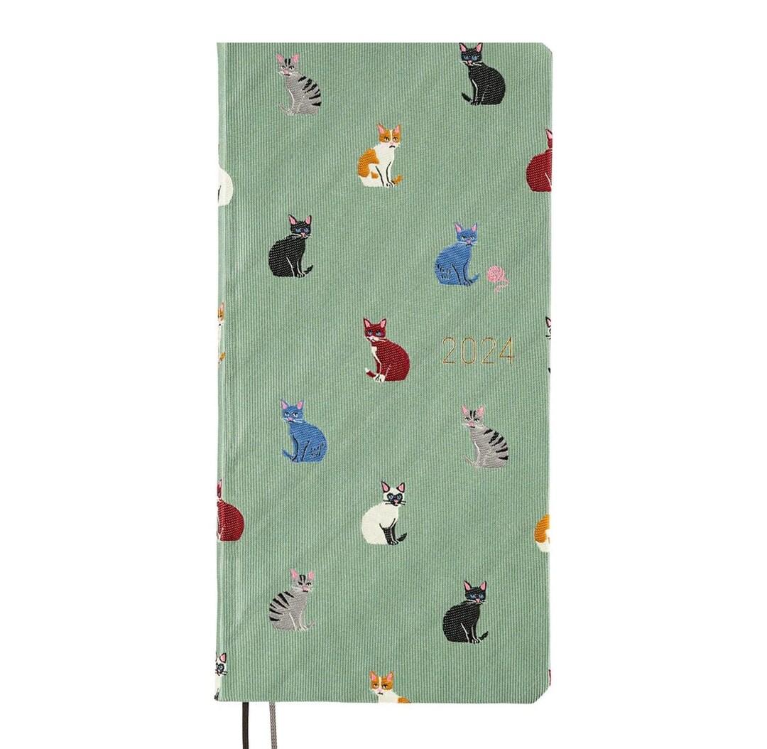 Hobonichi Techo Cats & Me 2024 Almost Daily Slim Notebook Weeks in ...