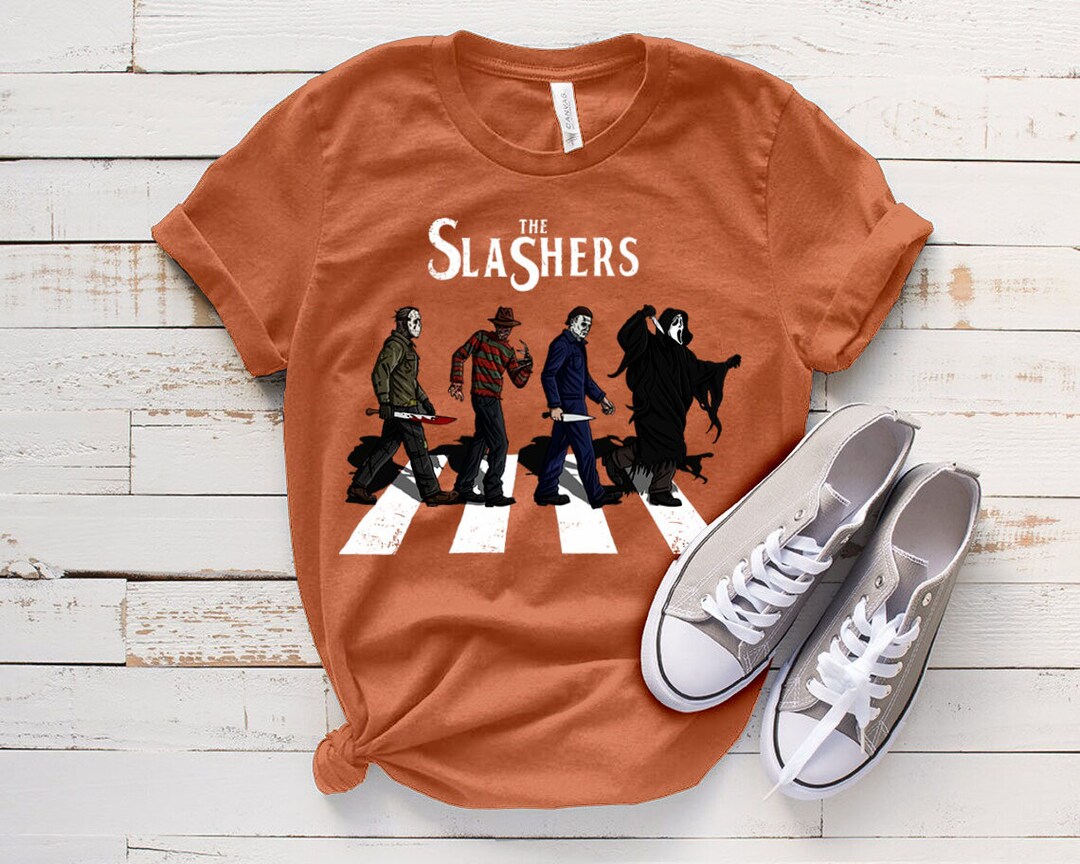 The Slashers Halloween Shirt Horror Movie Characters Shirt - Etsy