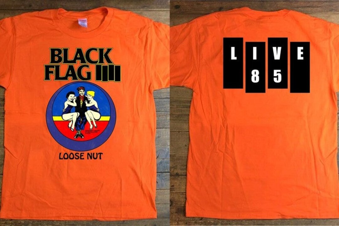 Black Flag Loose Nut Live 1985 T-shirt Black Flag Loose Nut - Etsy