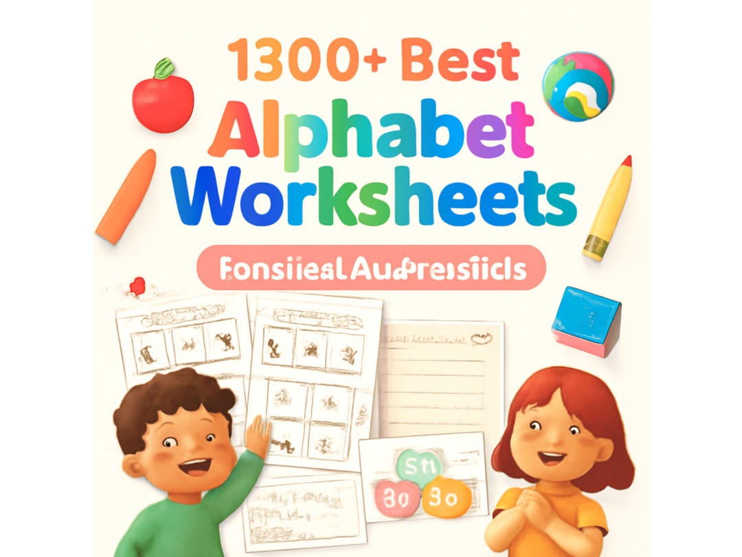 1300+ Alphabet Worksheets for Kids | A4 Printable PDF | ABC Tracing ...