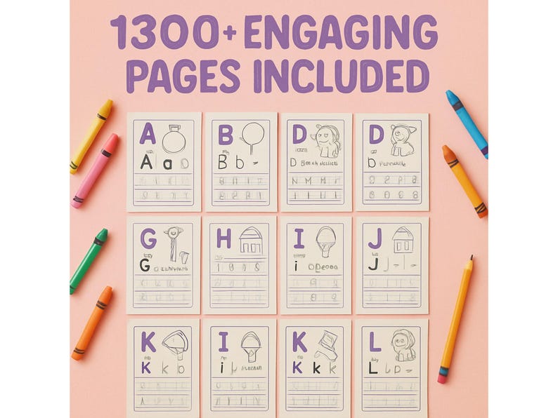 1300+ Alphabet Worksheets for Kids | A4 Printable PDF | ABC Tracing ...