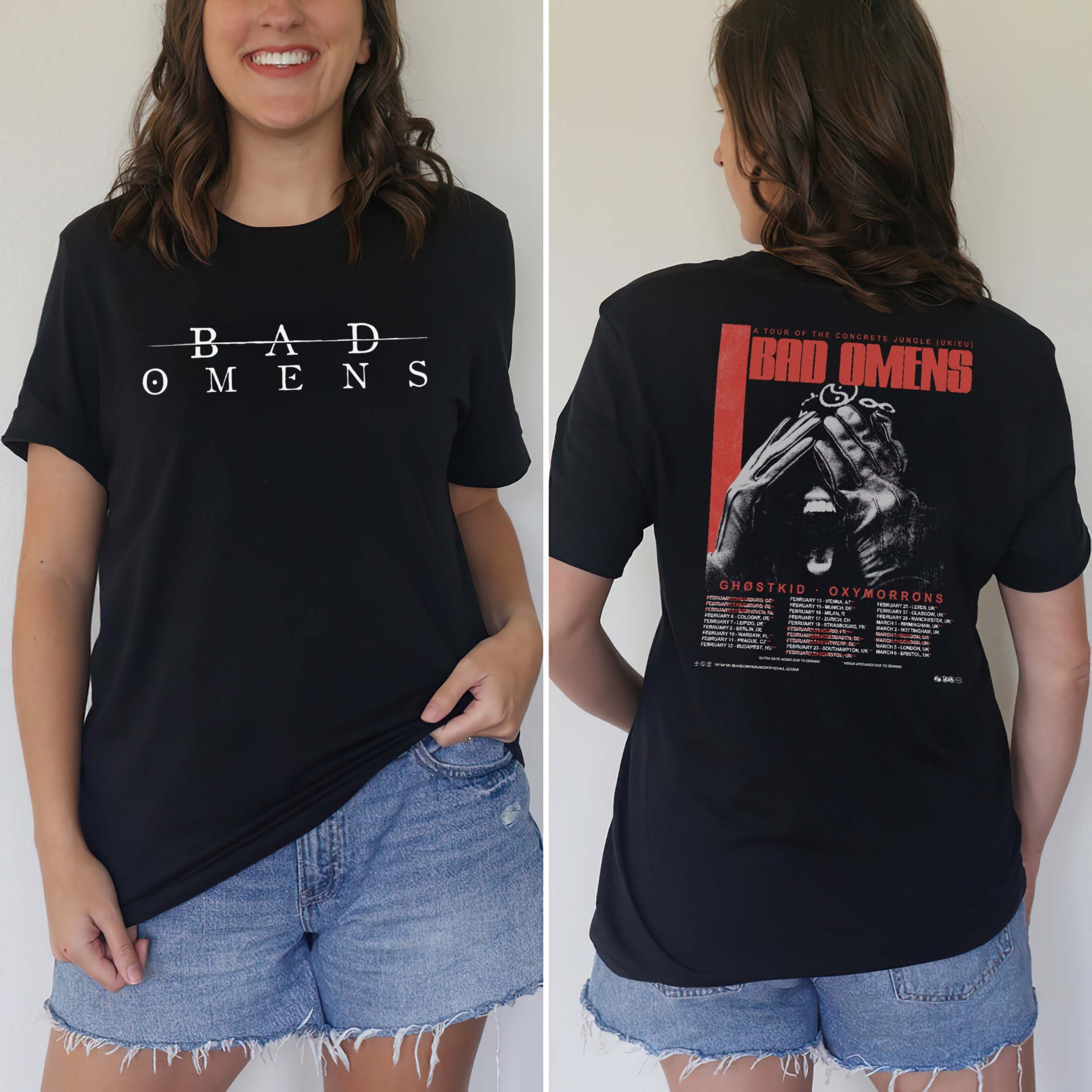 Bad Omens Band Music Tour 2023 Shirt, A Tour Of The Concrete Jungle Tour 2023, Bad Omens Shirt ...