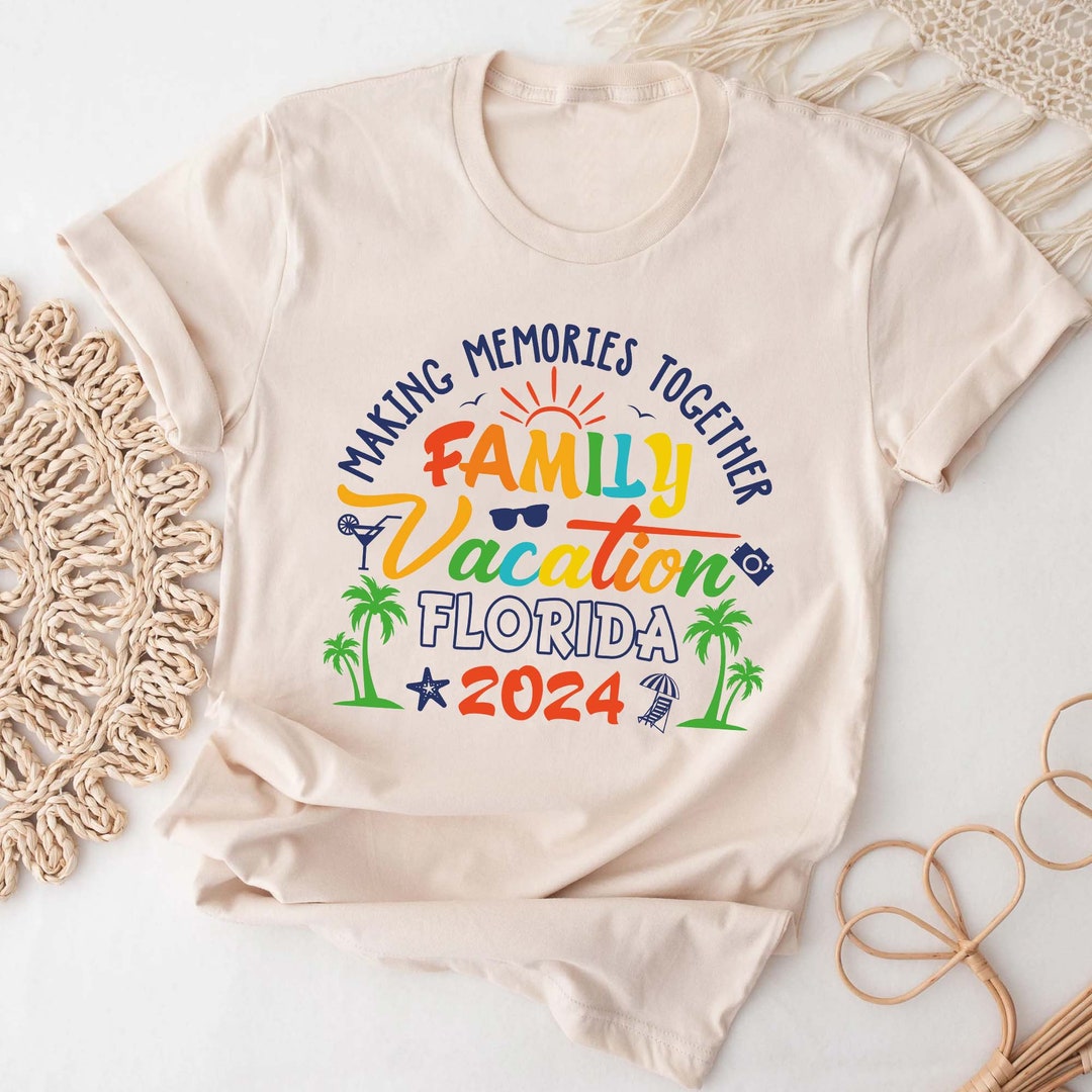 Personalized Family Vacation Shirt, Making Memories Together Tee ...