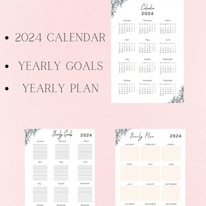 Printable Planner Pdf , Personal Planner Bundle,2024,daily Weekly ...