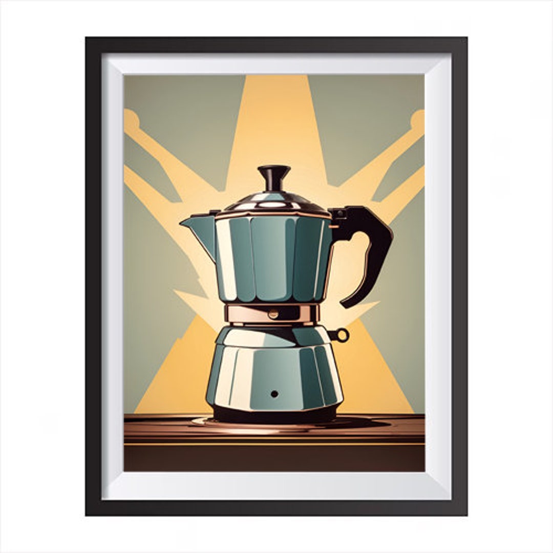 Coffee Art Poster, Easy Download, Instant Download, Printable Present ...