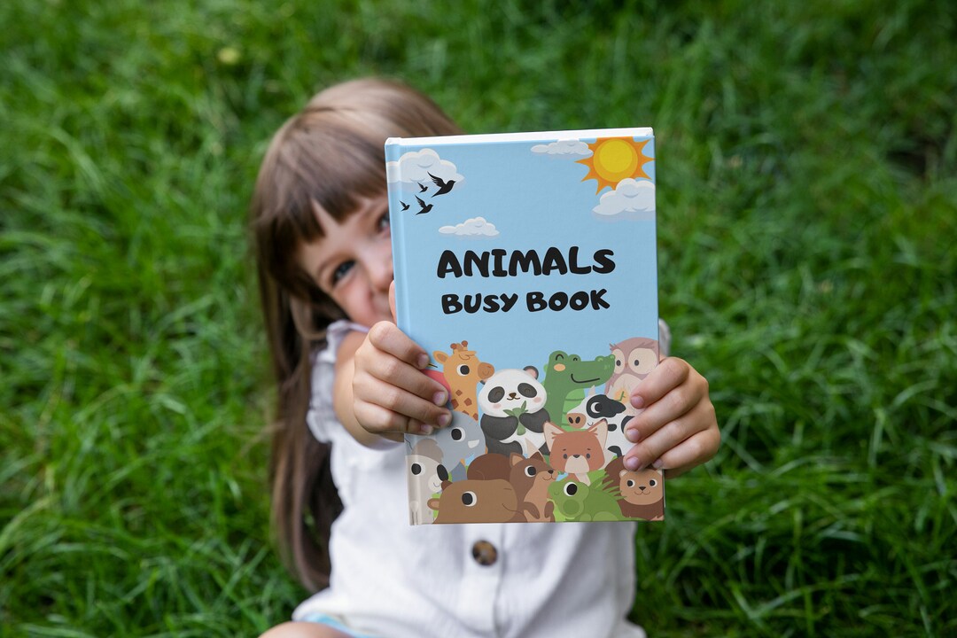 Animal Busy Book for Kids Printable Animal Busy Book Learning for Kids ...