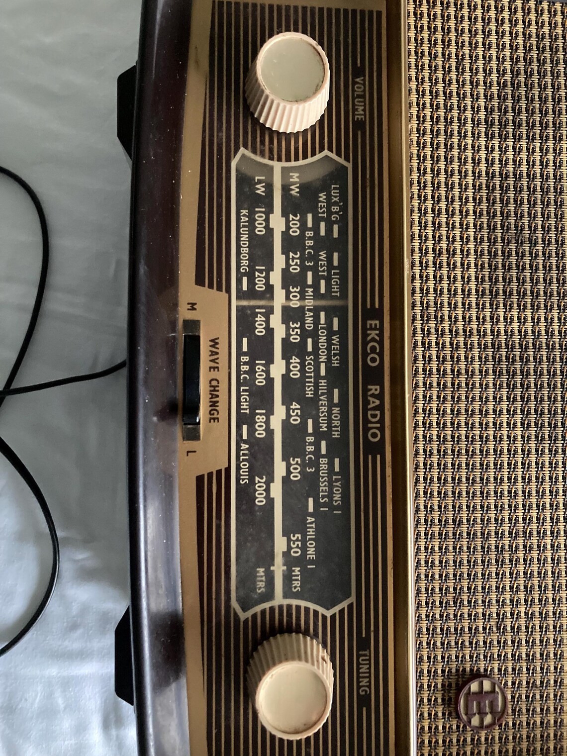 EKCO Vintage Radio Model U245 - Etsy