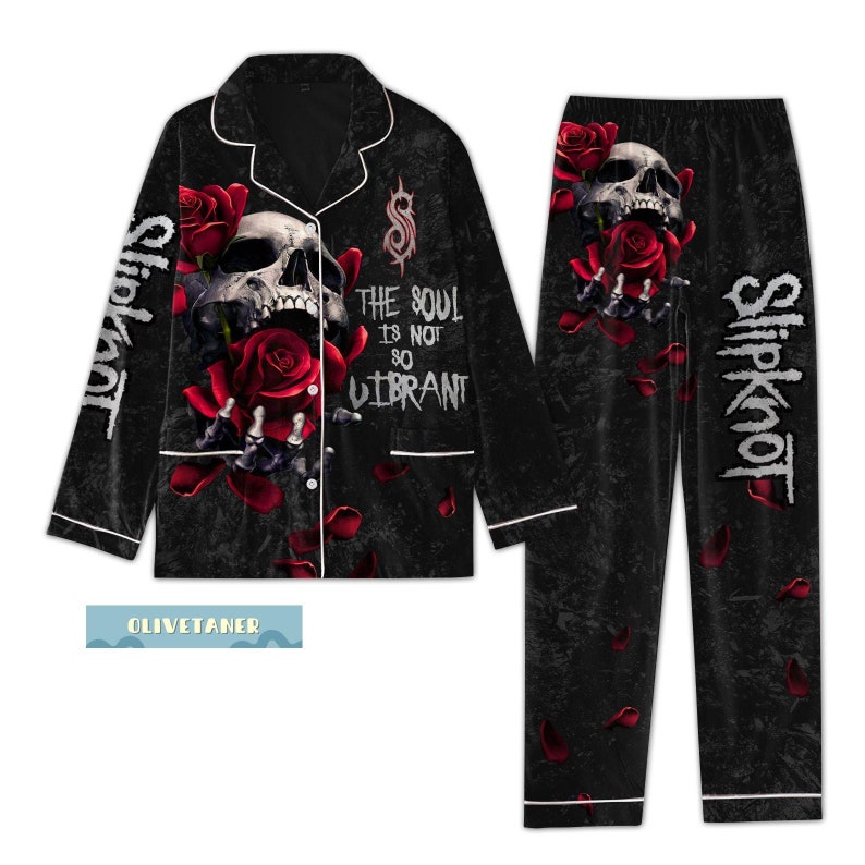 Slip.knot Pajamas Slip.knot Band Pyjamas Set Slipk.not Music - Etsy