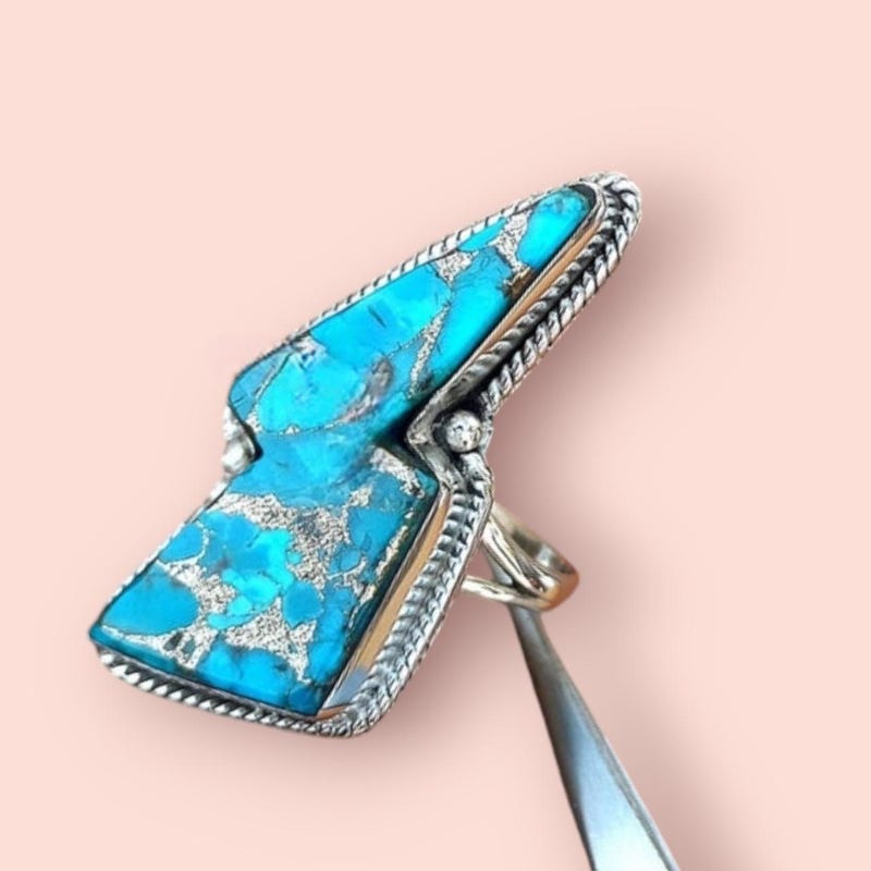 Lightning Ring - Etsy