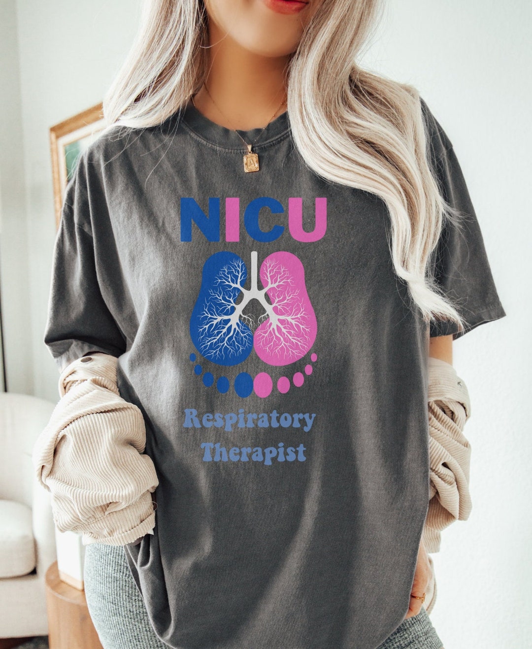 Comfort Colors Respiratory T-shirt, Nicu Respiratory Therapist T Shirt ...