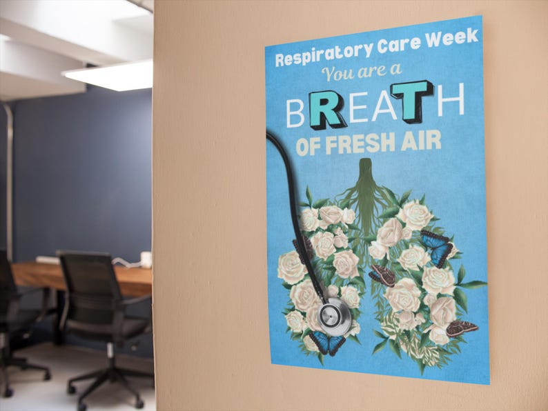 Respiratory Sign, Respiratory Care Week, Respiratory Printable Sign ...
