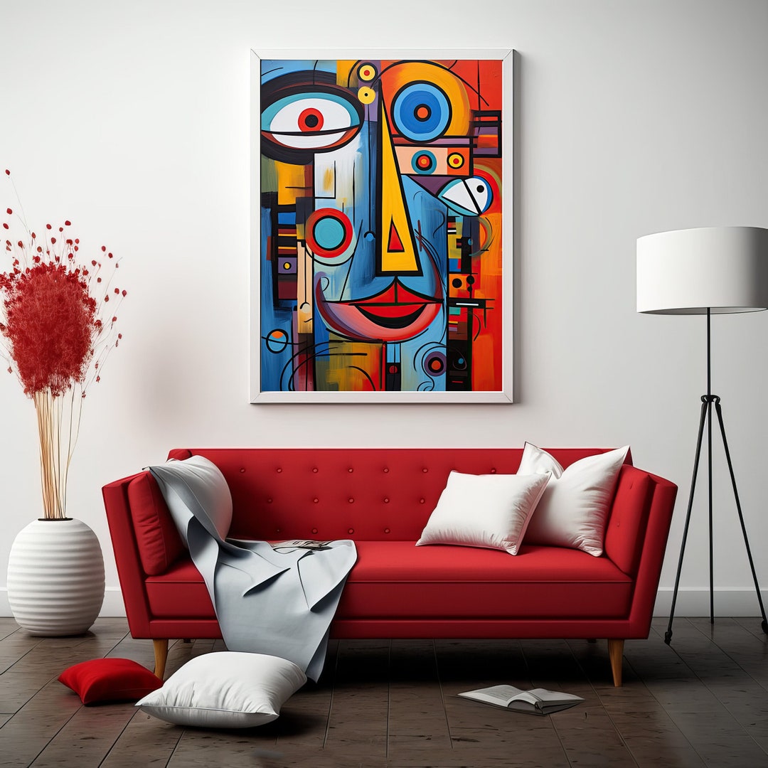 Abstract Art Picasso Style Inspired Printable Art Spanish Art ...