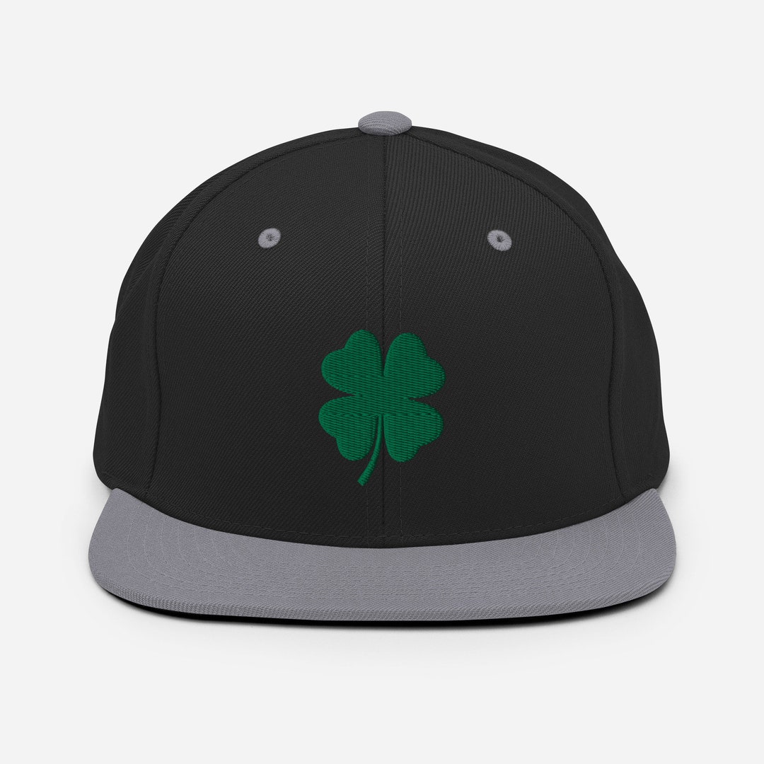 Four Leaf Clover Hat | Lucky Hat | St Patrick’s Day Hat | Snapback Hat ...