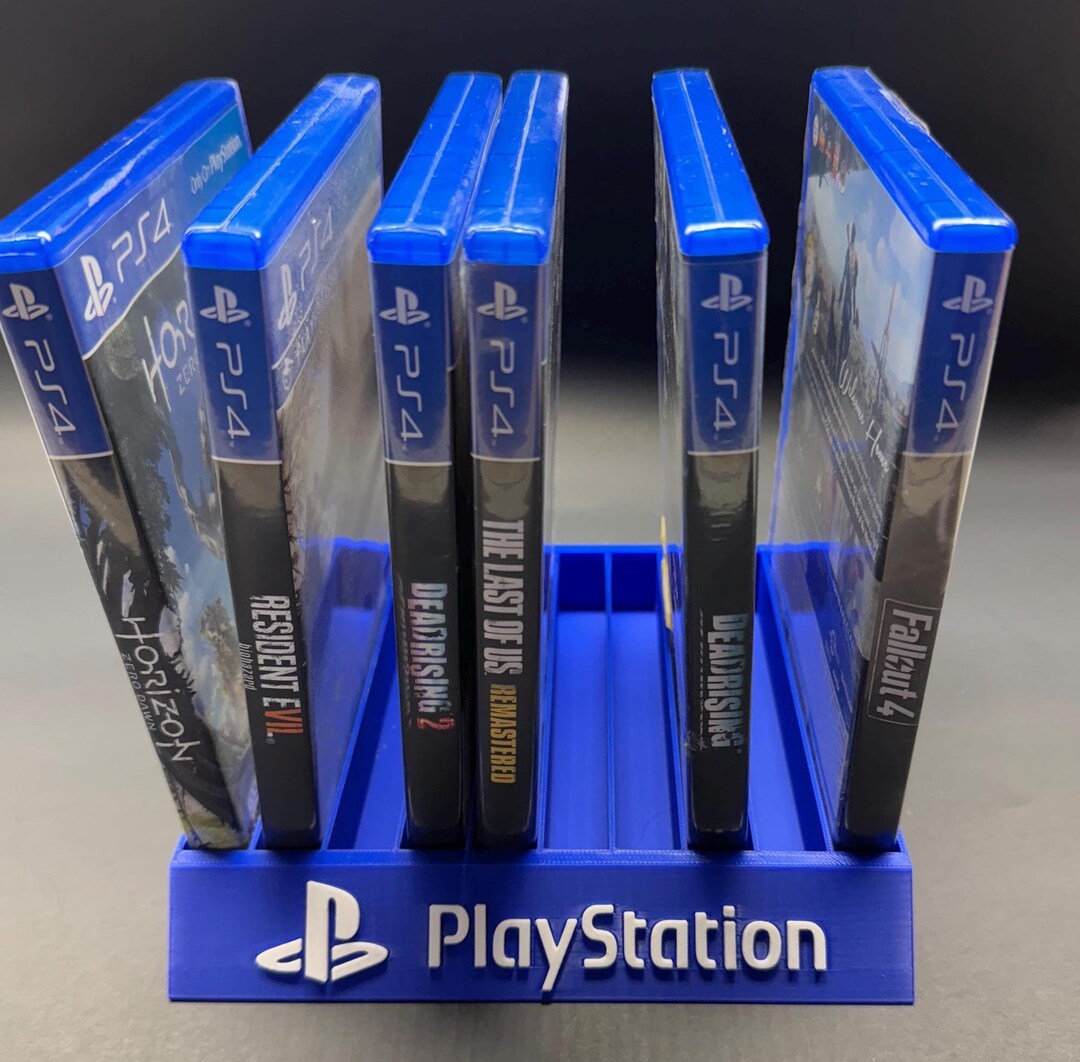 Playstation Game Case Holder Stand Holds 10 Games - Etsy