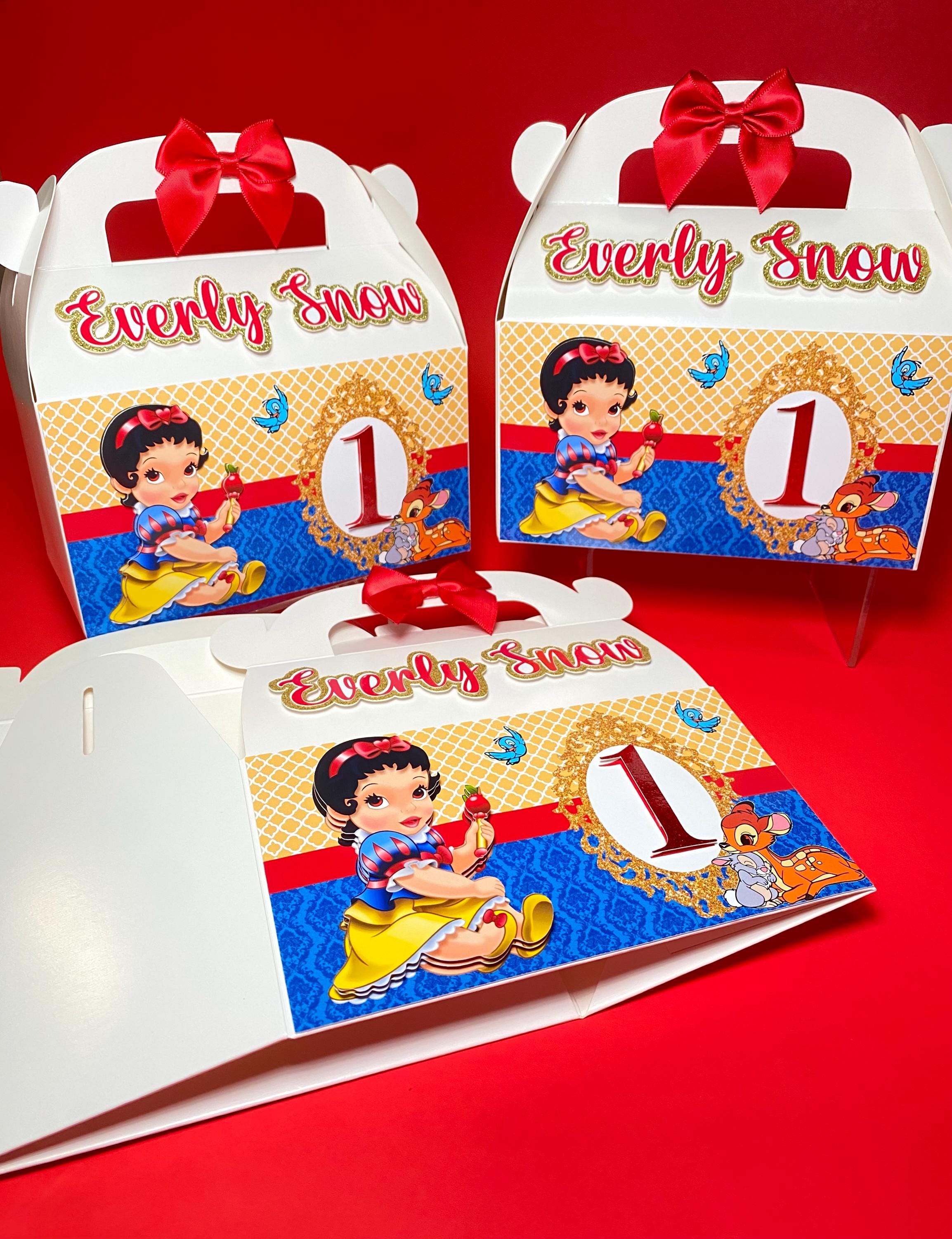 Snow White 3D Gable Boxes | Party Favors | Snow White Favor Boxes - Etsy