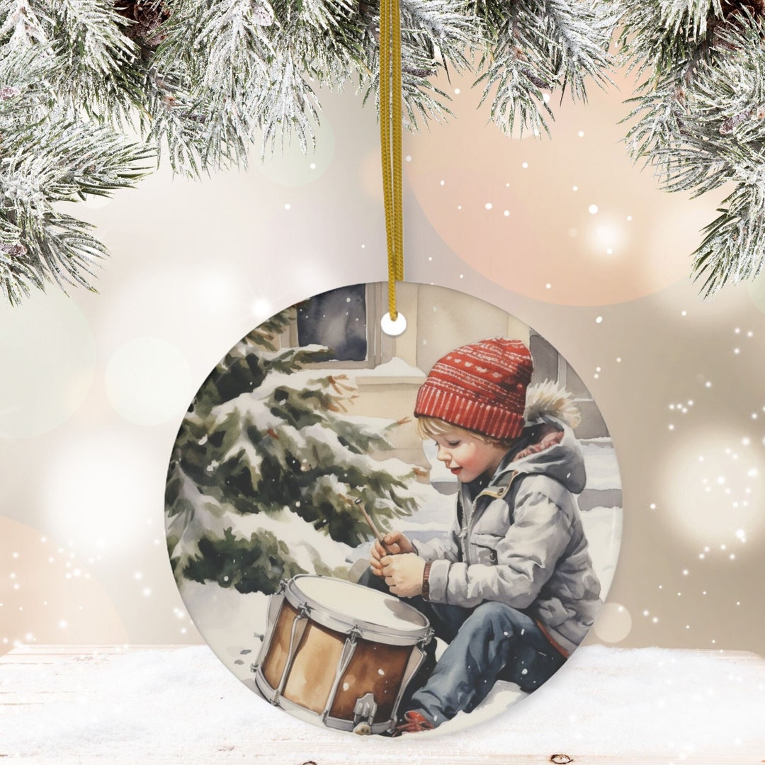 Gift for Drummer Little Drummer Boy Drum Player Gift Christmas ...