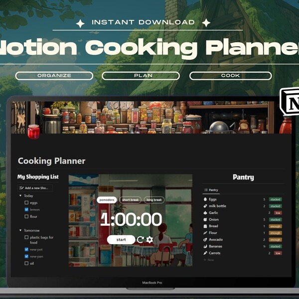 Notion Pantry Manage - Etsy