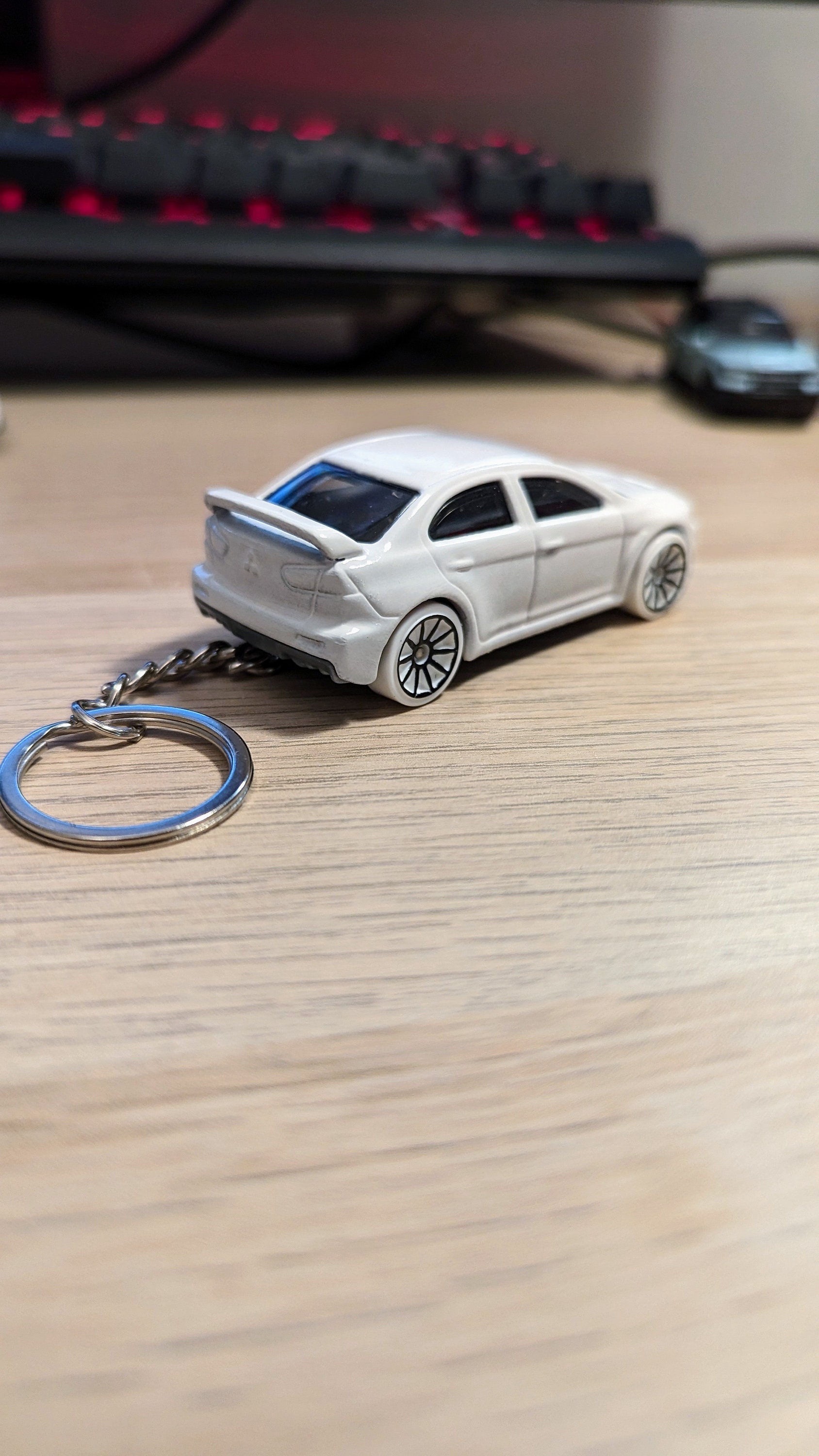 Custom Mitsubishi Lancer Evolution Keychain - Etsy
