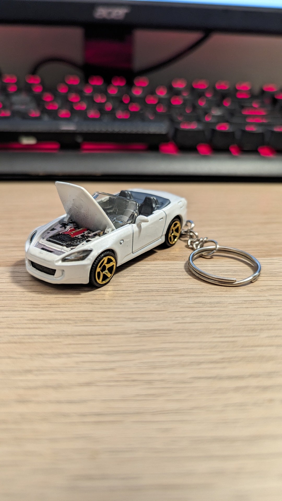 Custom Honda S2000 Keychain - Etsy