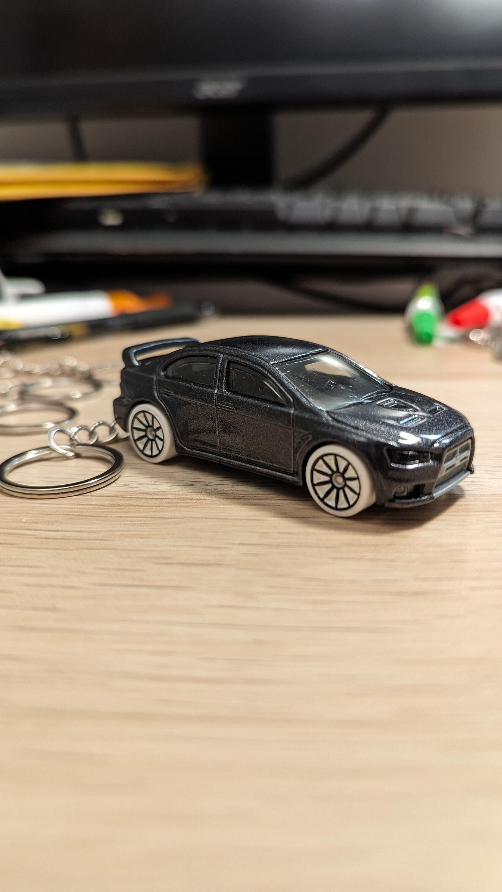 Custom Mitsubishi Lancer Evolution Keychain - Etsy