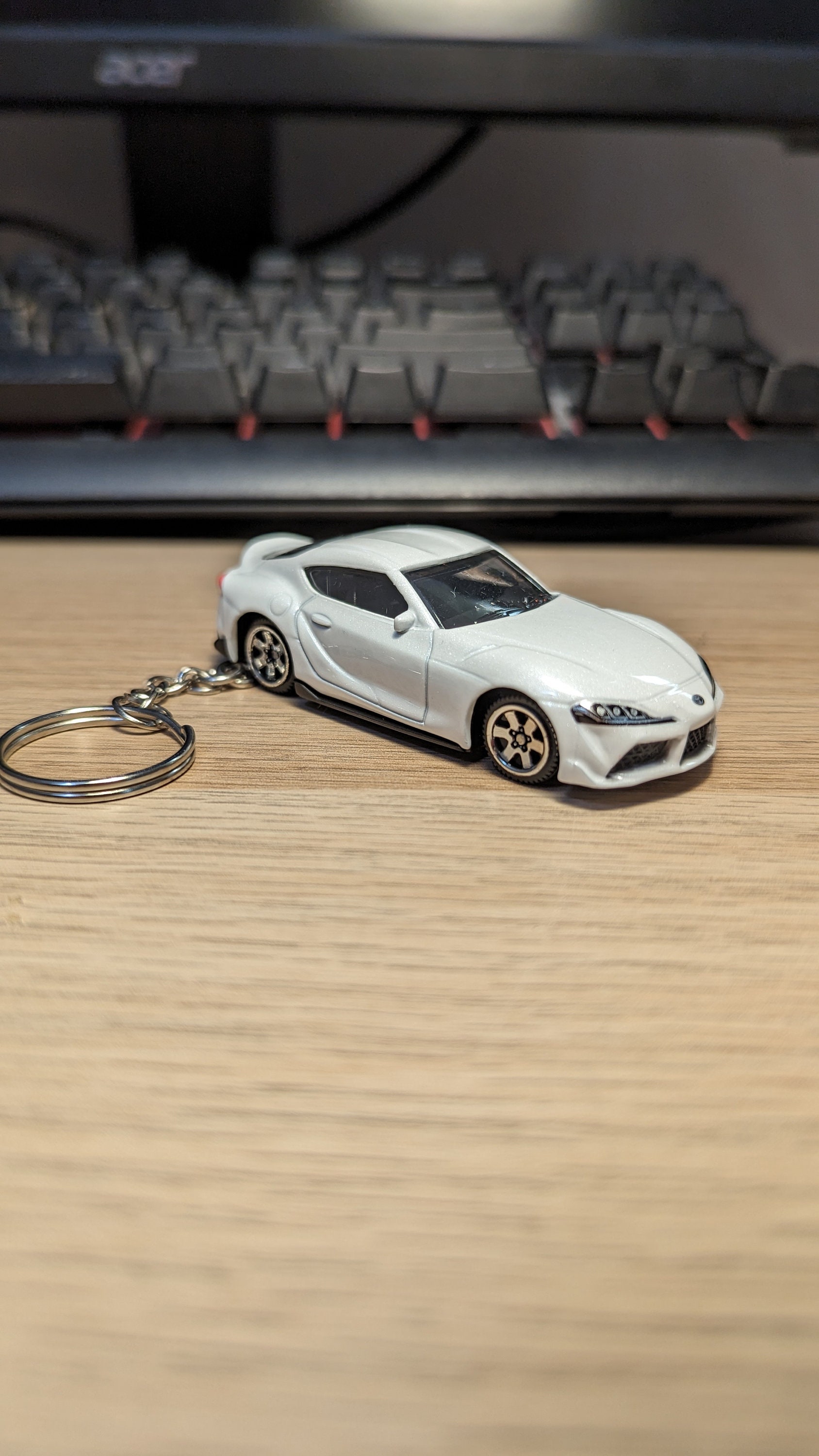 Custom Toyota Supra Keychain - Etsy
