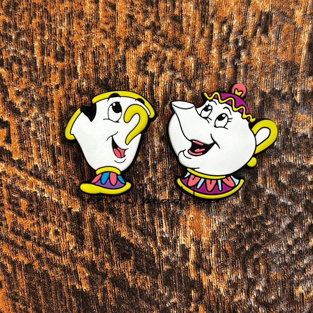 Mrs Pott and Chip Focal, Beauty and Beast Silicone Focal, Princess ...