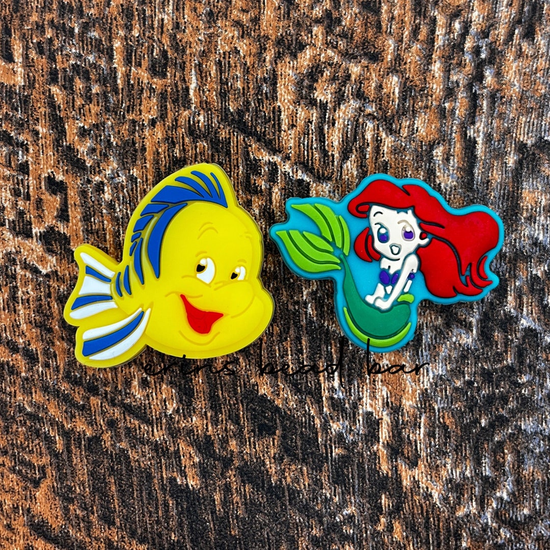 Little Mermaid Silicone Focal, Fish Focal, Mermaid Focal, Cartoon Focal ...