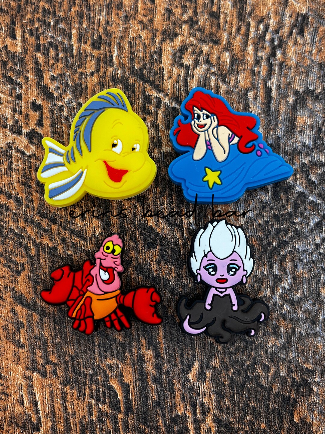 Little Mermaid Silicone Focal, Fish Focal, Mermaid Focal, Cartoon Focal ...