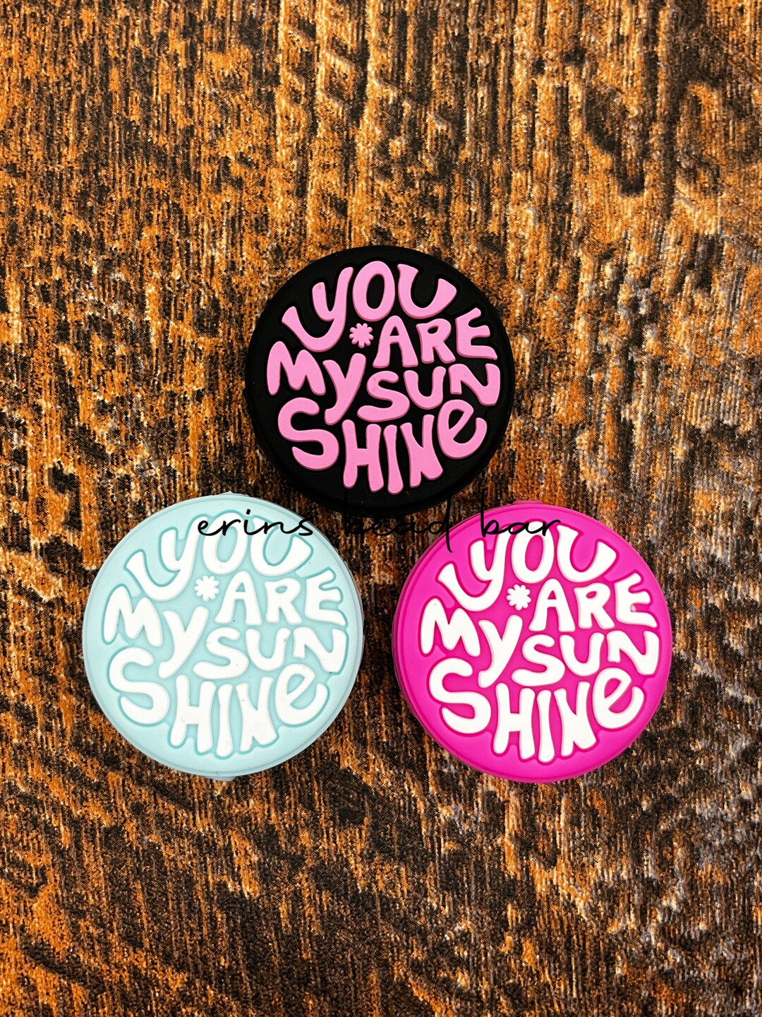 You Are My Sunshine Focal, Sunshine Focal, Word Silicone Focal Bead ...