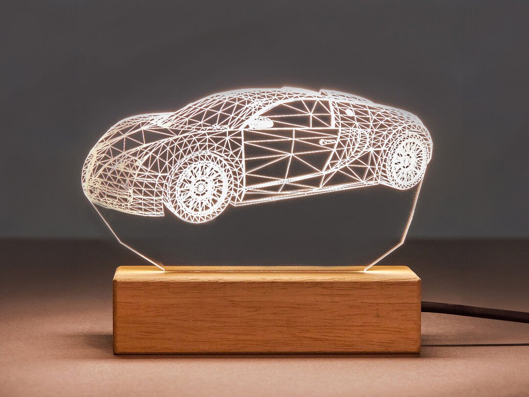 Hypercar Led Light as a Gift for Him. F1 Table Lamp Car Lover Gifts ...