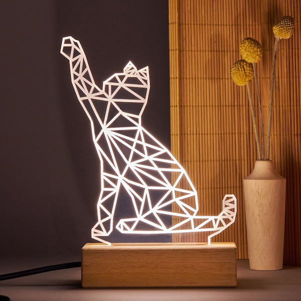 Cat Night Light - Etsy