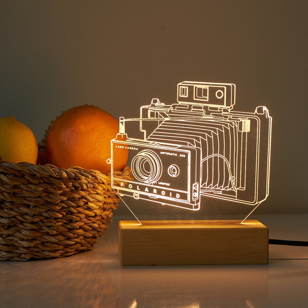 Camera Led Light Gift for Photographers&artists, Night Light for ...