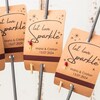 Personalized Sparklers Tags for Wedding,customized Sparkler Tags for ...