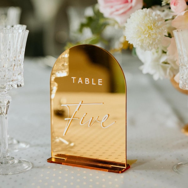 Arch Table Numbers - Etsy