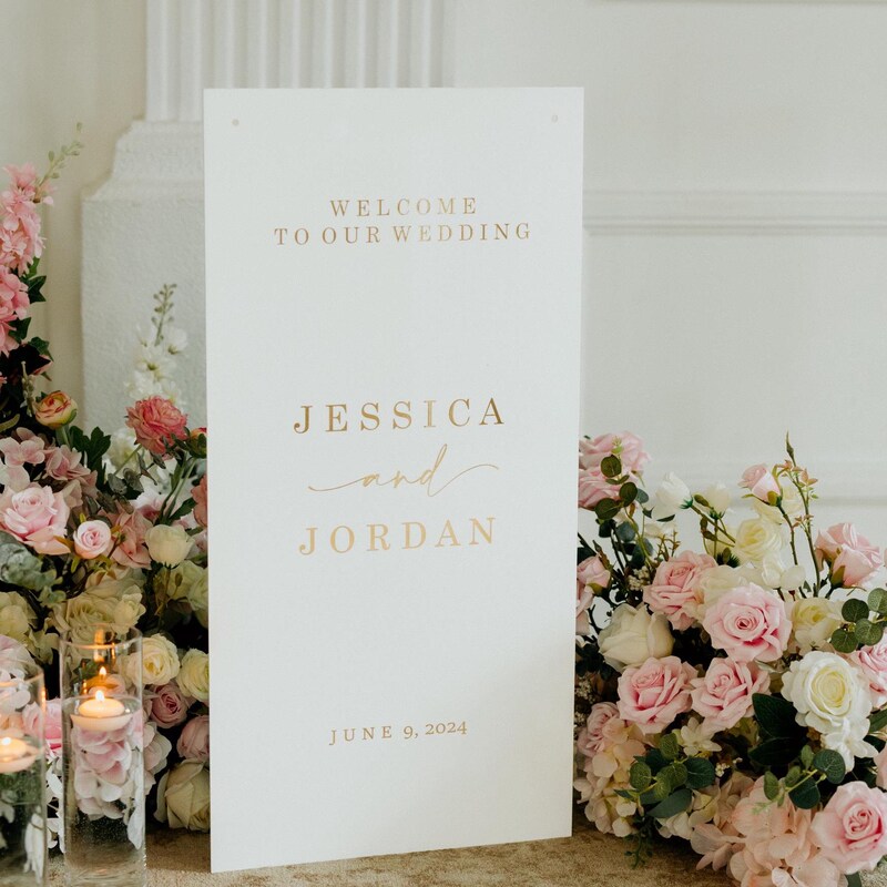 Elegant Wedding Sign - Etsy