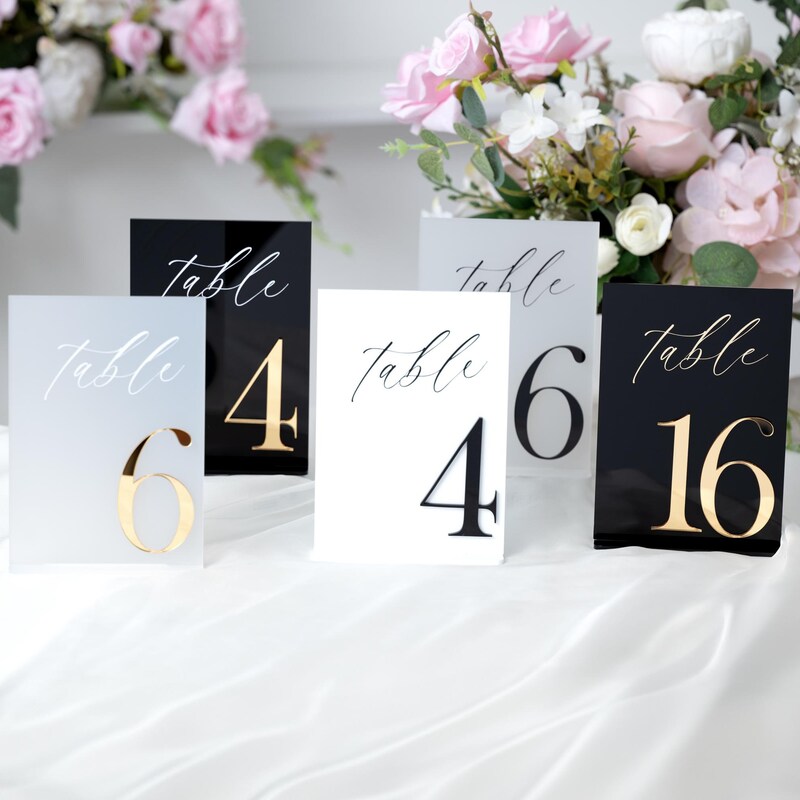 Wedding Table Signs - Etsy