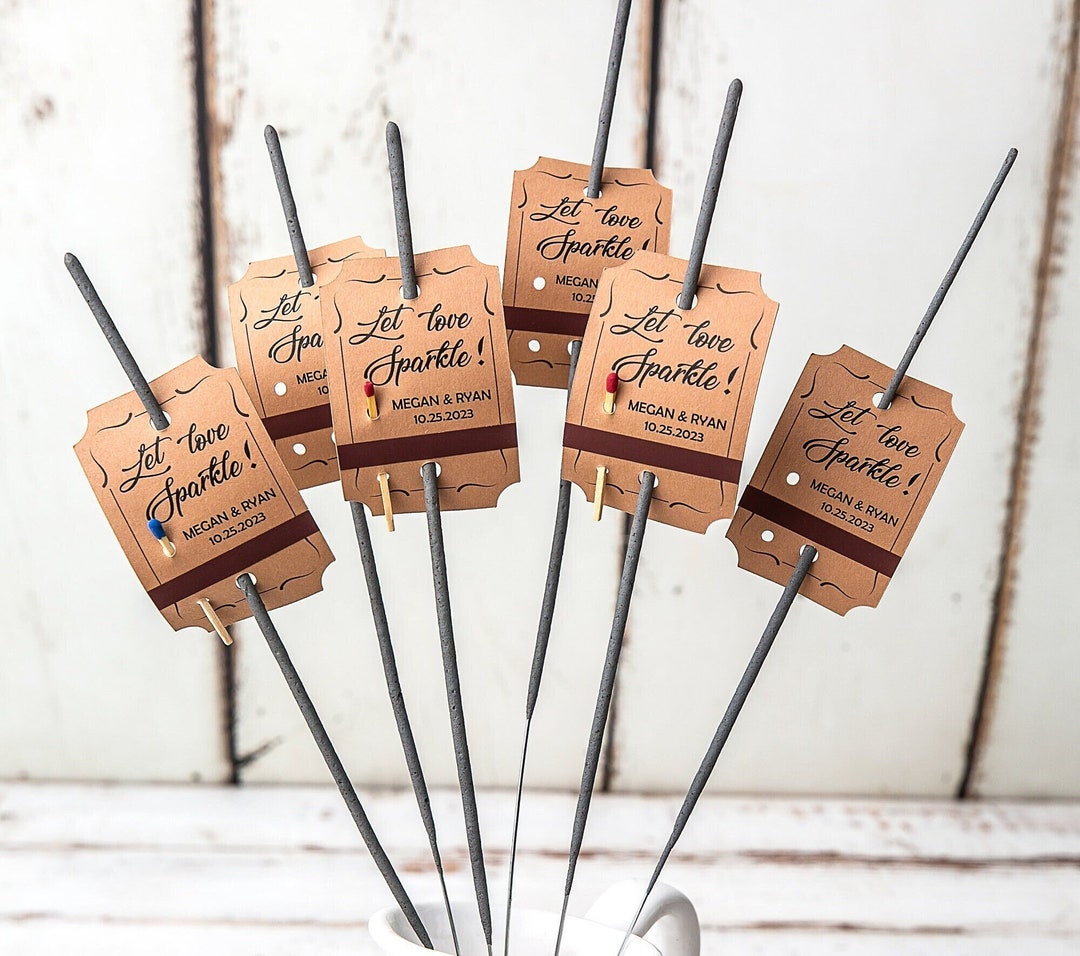 Personalized Sparklers Tags for Wedding ,sparklers Tags for Wedding ...