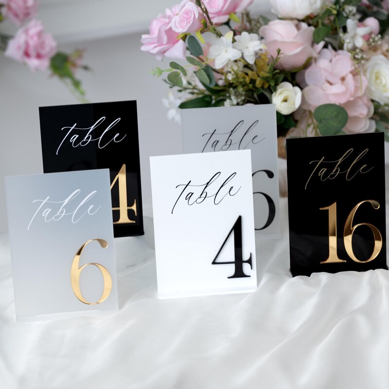 Wedding Table Signs - Etsy
