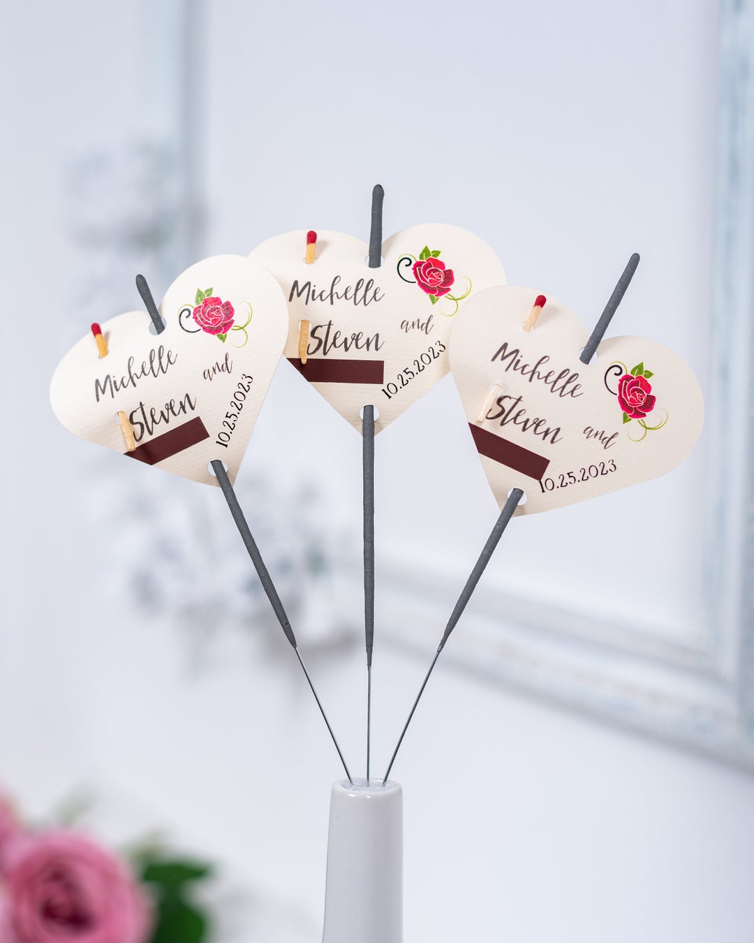 Personalized Tags for Your Sparklers-custom Labels for Fireworks ...