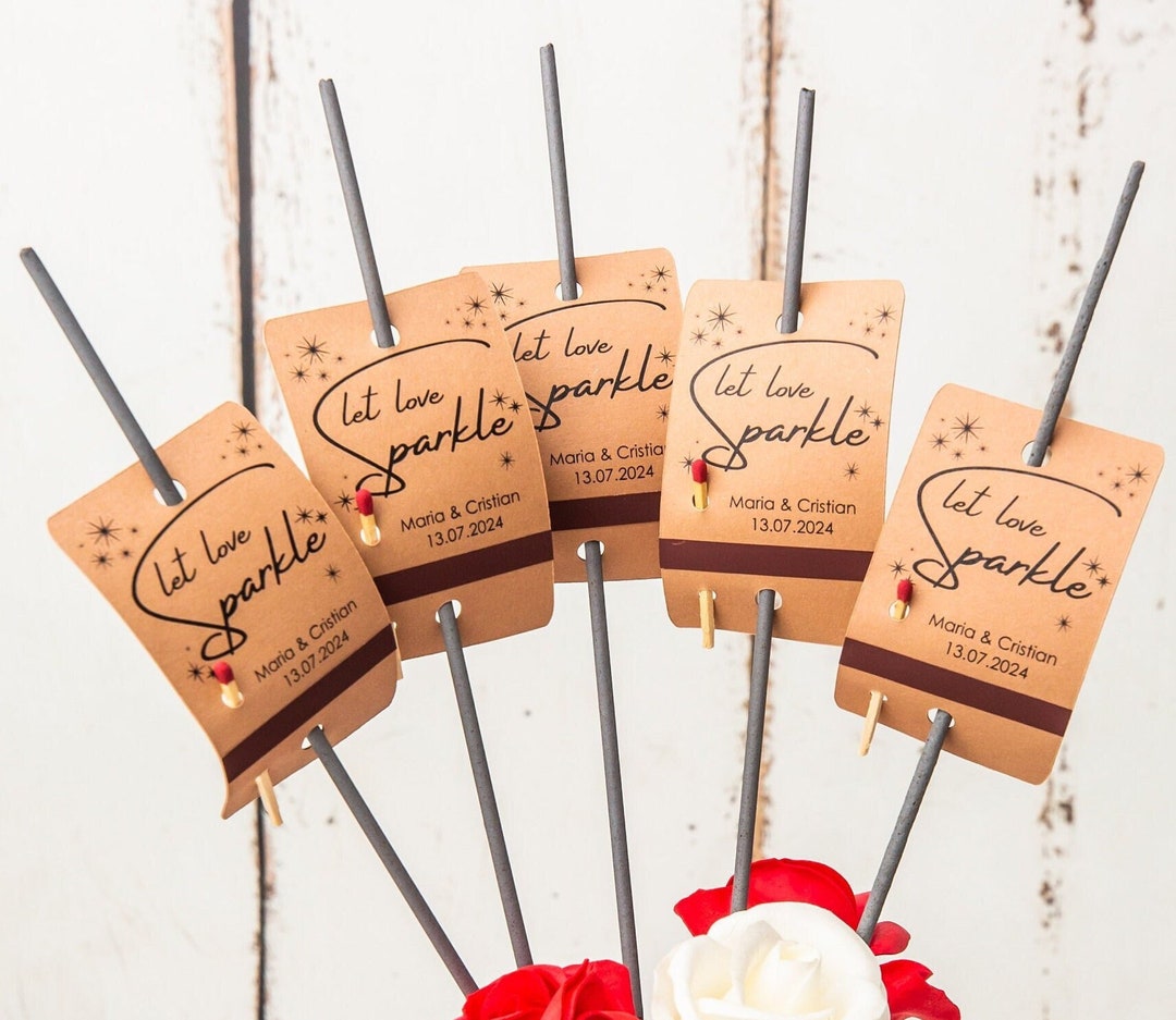 Personalized Sparklers Tags for Wedding,sparklers Tags for Wedding ...