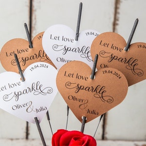 Personalized Sparklers Tags for Wedding,customized Sparkler Tags for ...