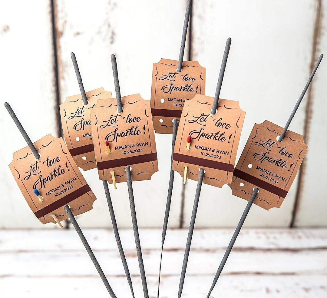 Personalized Sparklers Tags for Wedding ,sparklers Tags for Wedding ...